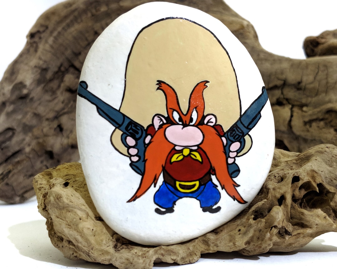Yosemite Sam Character Design Acrylic Stone Painting Home Decoration ...