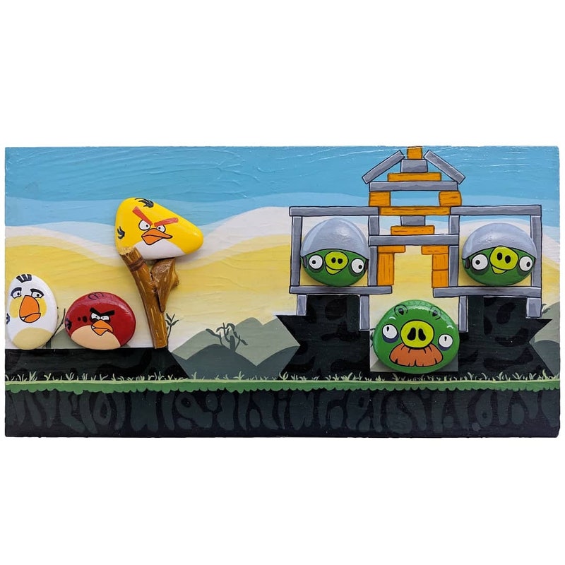 Painted Rocks Birds - Etsy