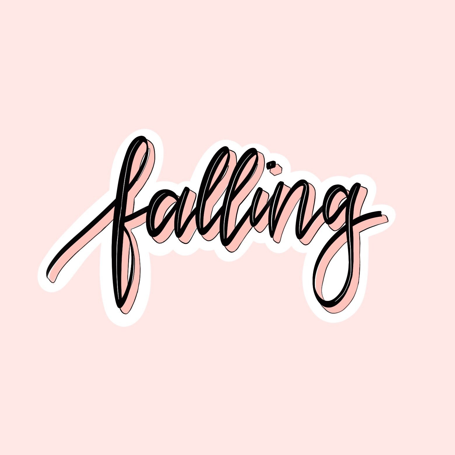 Drawing & Illustration Digital Handlettering Calendar Matte Falling ...