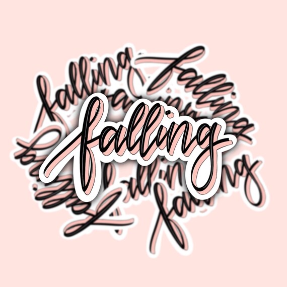 Drawing & Illustration Digital Handlettering Calendar Matte Falling ...