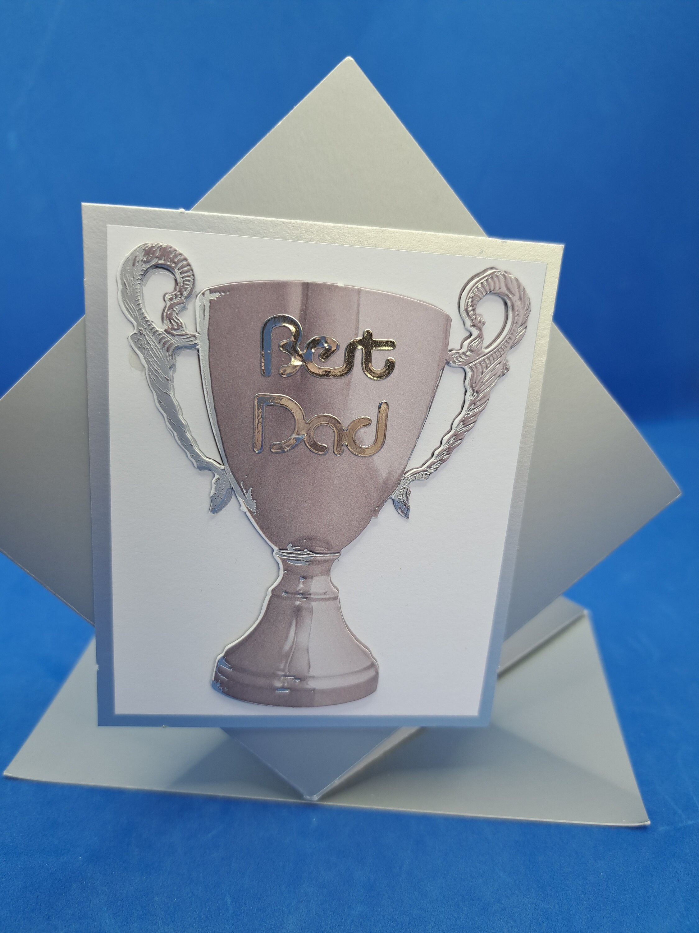 Best Dad Trophy Card - Etsy
