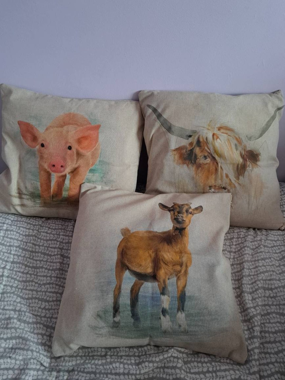 Farm Animal Cushion Covers - Etsy