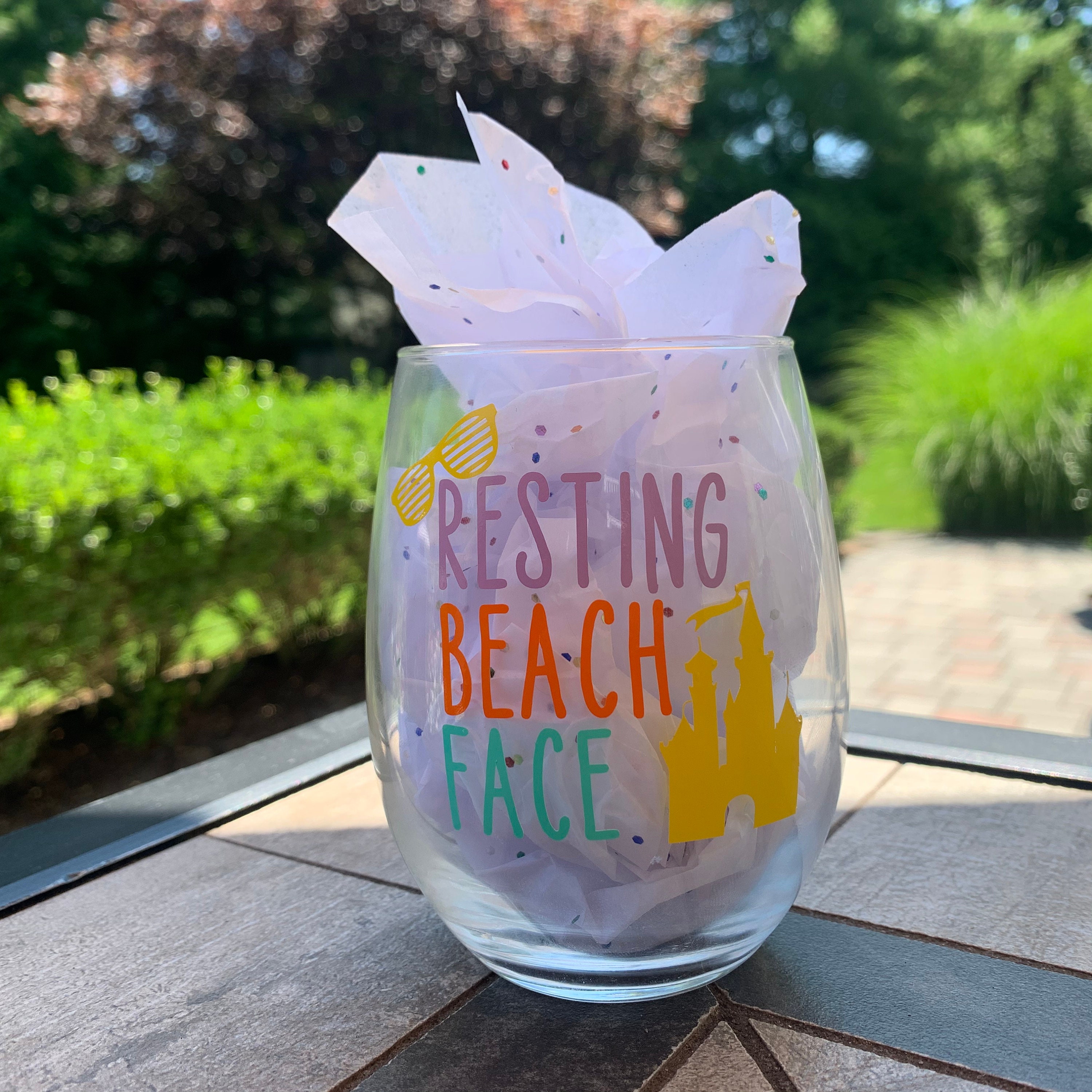 Set of Beach Themed Wine Glasses - Etsy