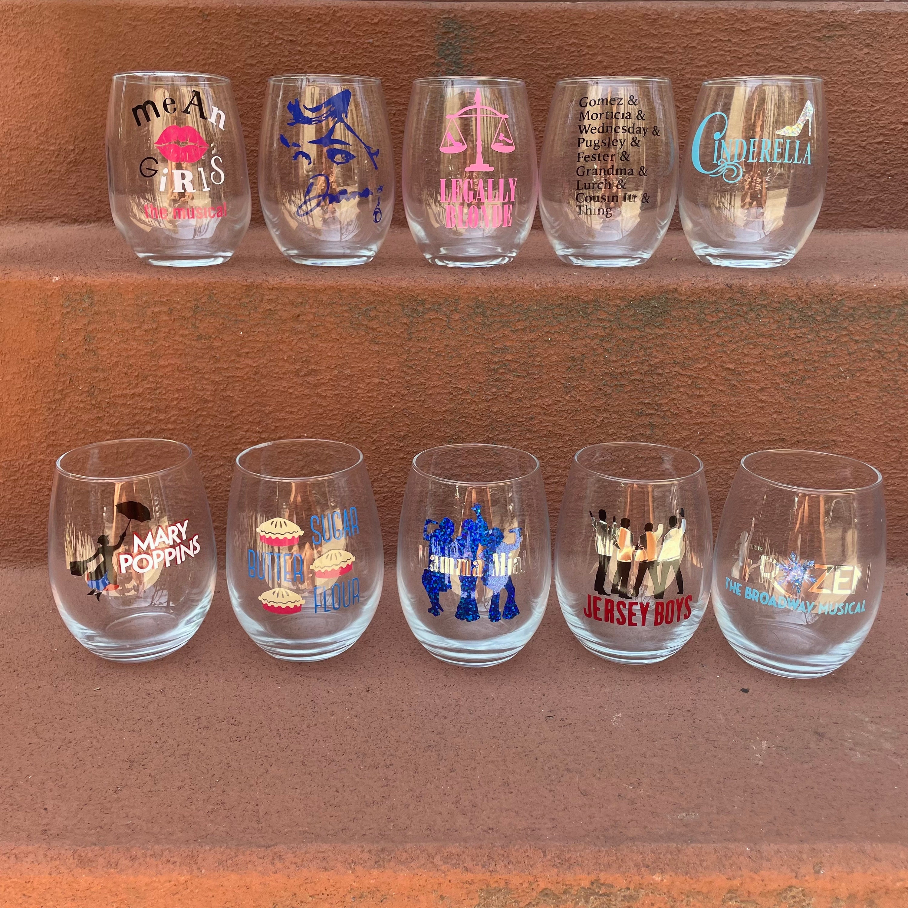The Broadway Collection: MAMMA MIA! Inspired Wine Glass - Etsy