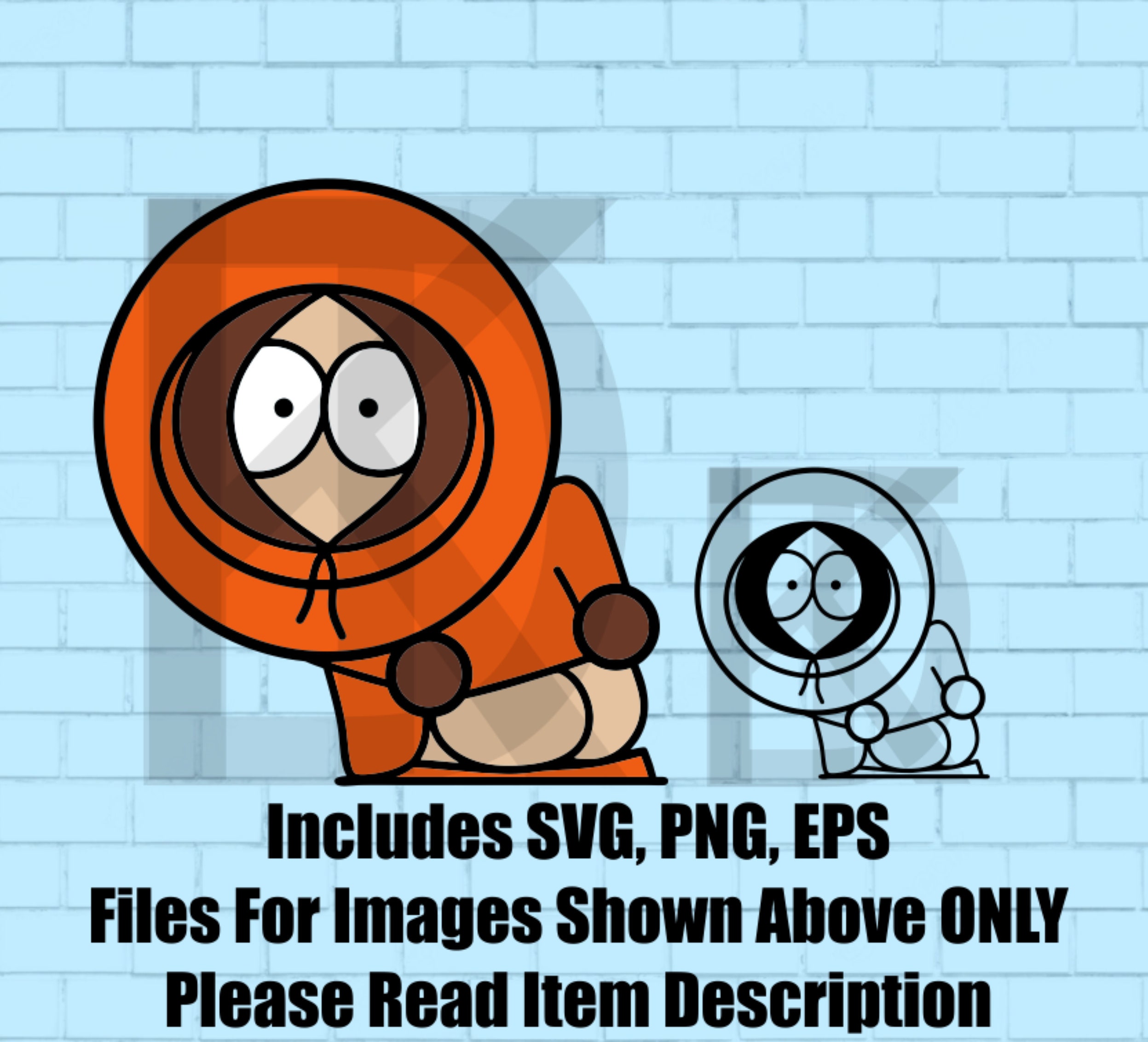 Kenny North Park Funny Cartoon SVG, EPS, PNG File Cricut, Digital ...