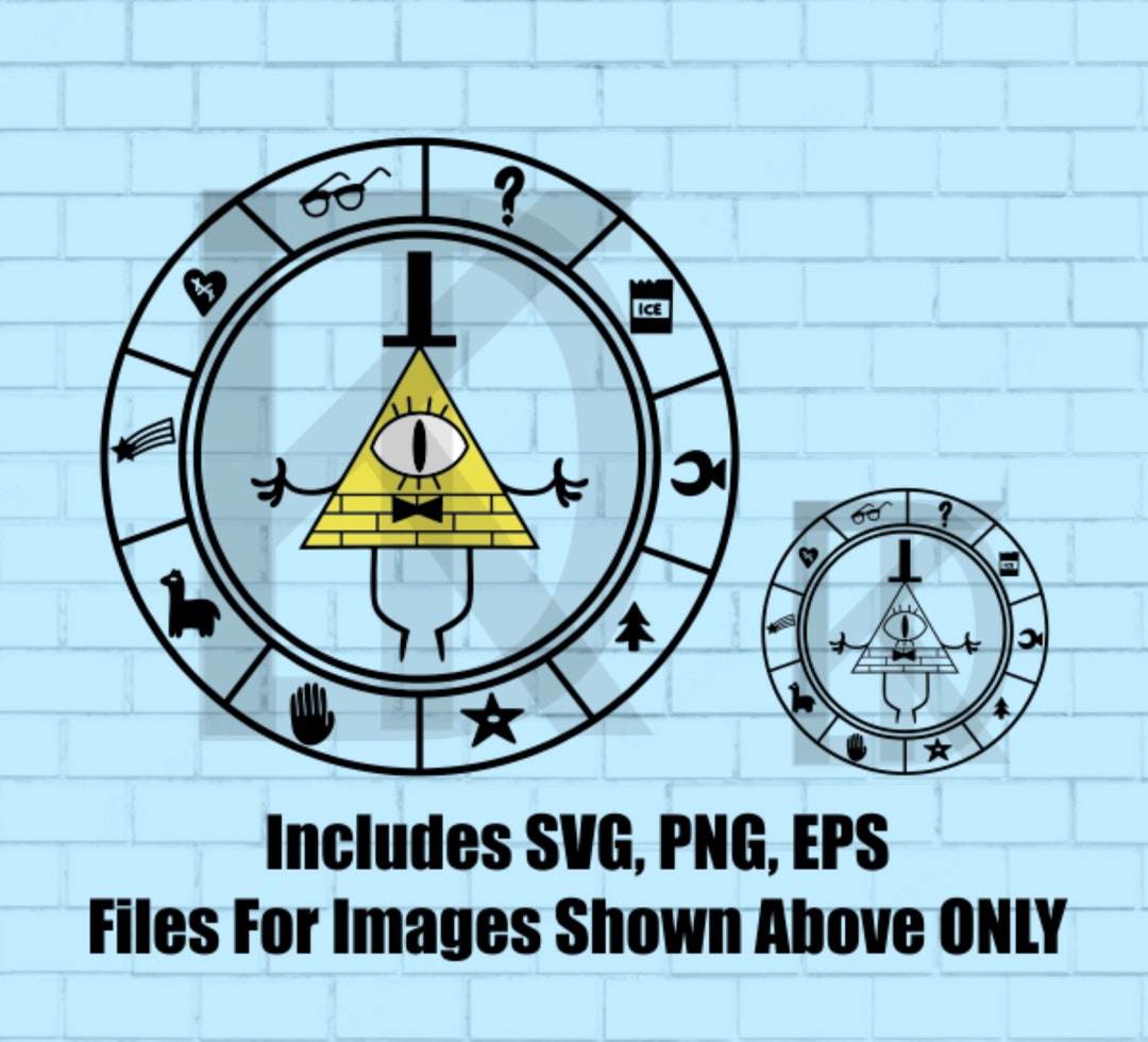 Bill Cypher Gravity Falls Cartoon SVG, EPS, PNG File! Cricut, Digital ...
