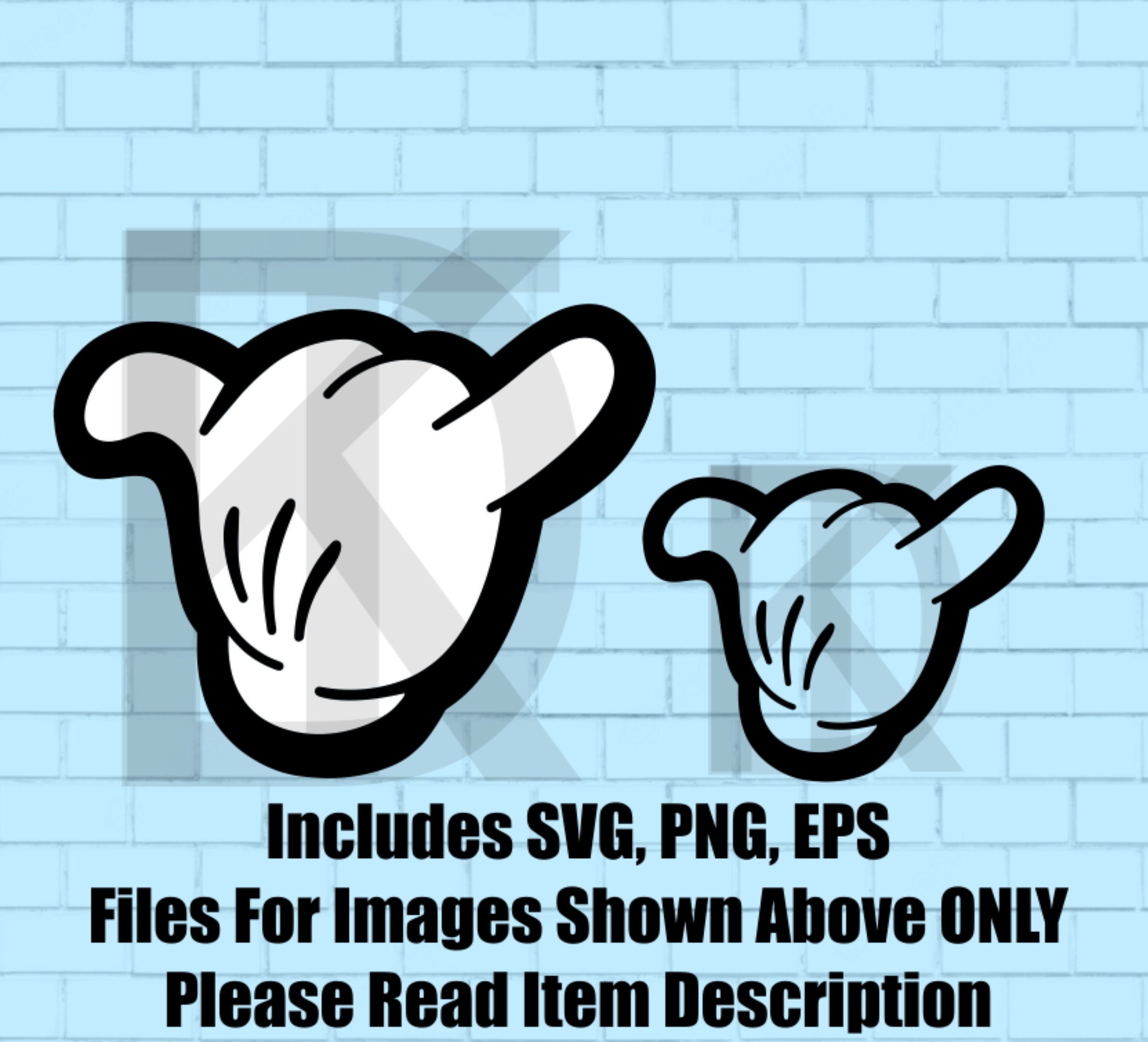 Mickey Mouse Shaka Funny Cartoon SVG, EPS, PNG File! Cricut, Digital ...