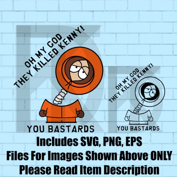 South Park Kenny Svg - Etsy