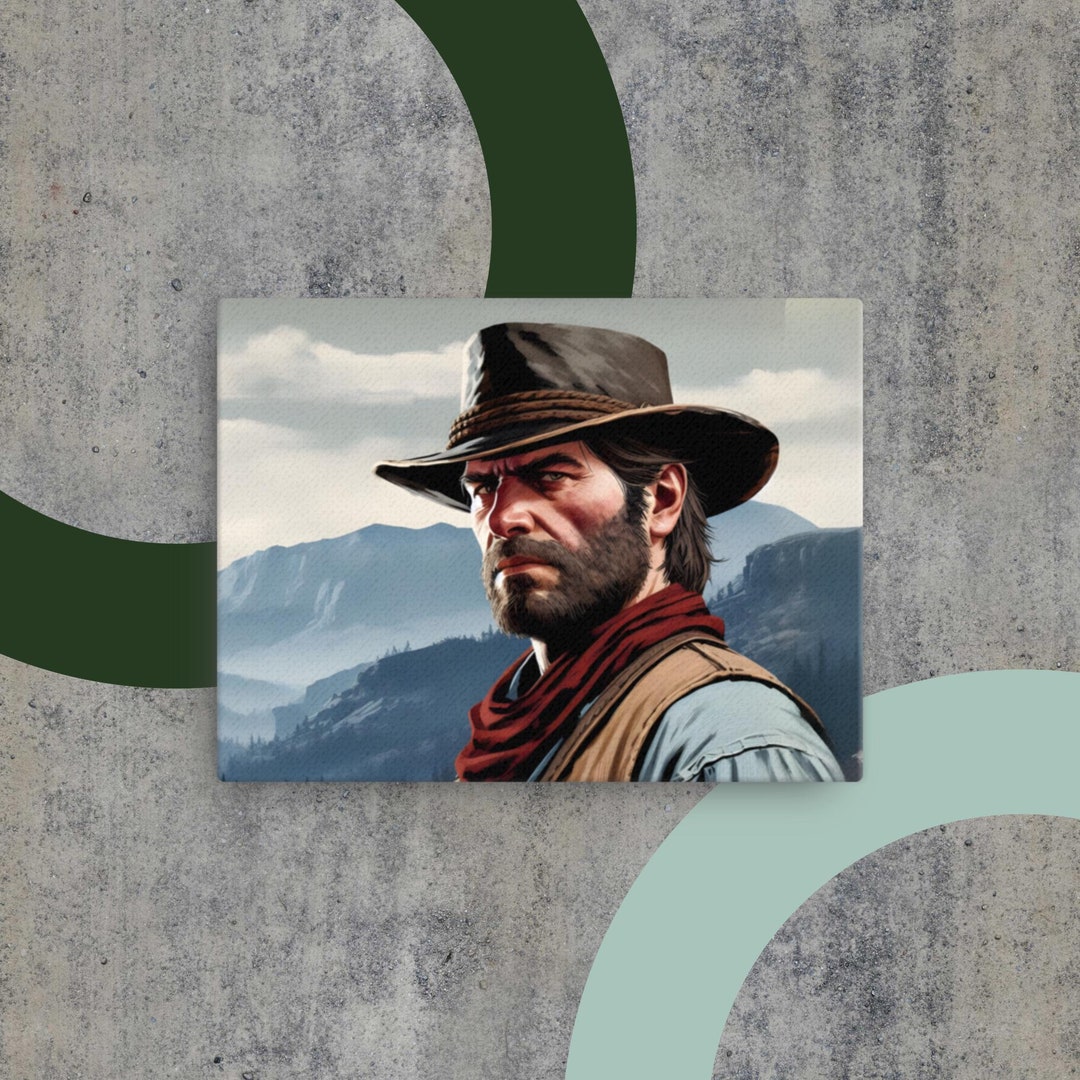 Red Dead Redemption 2 Digital Poster, Red Dead Redemption Print, Video ...