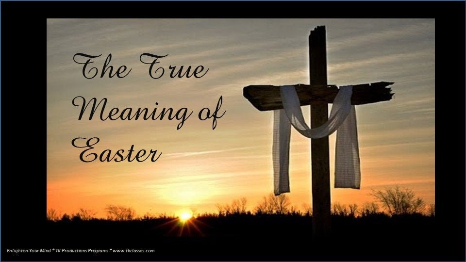 Easter Presentation: the True Meaning of Easter - Etsy