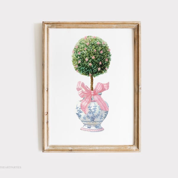 Pink Topiary - Etsy