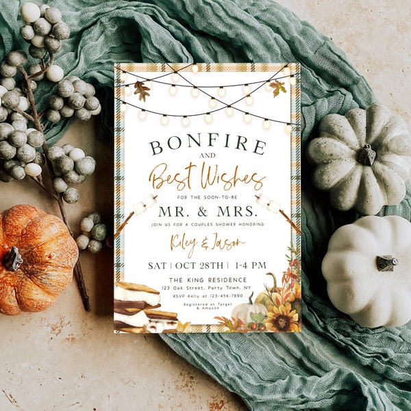 Fall Wedding Invites - Etsy