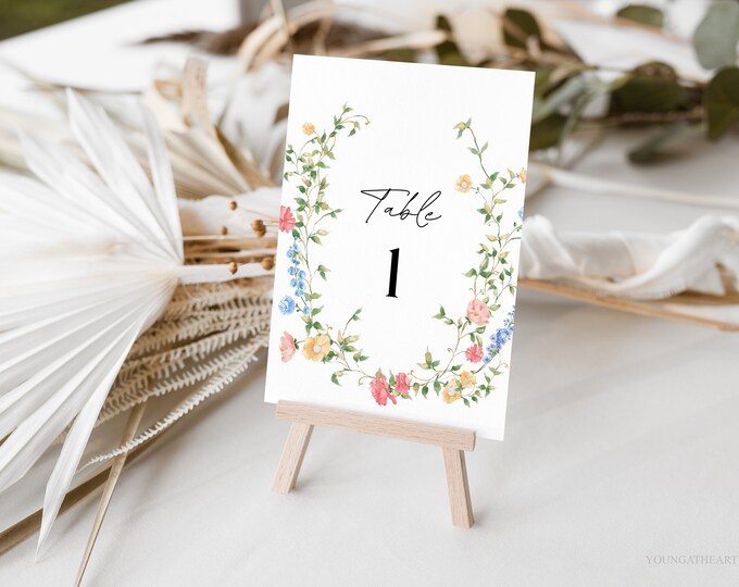Painted Acrylic Table Numbers | Retro Table Numbers | Wedding Decor - Etsy