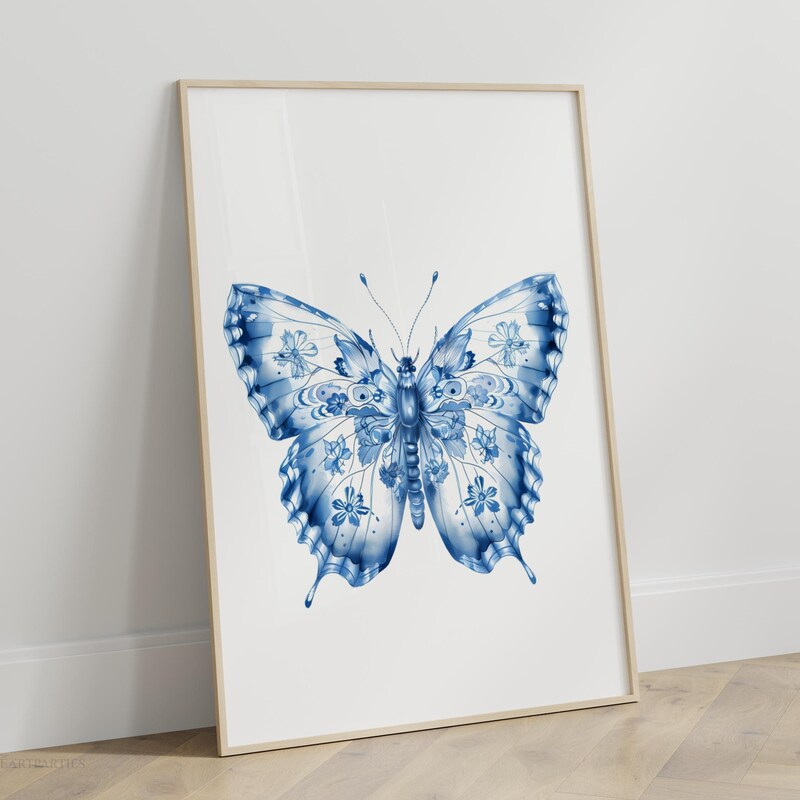 Blue Wall Prints - Etsy