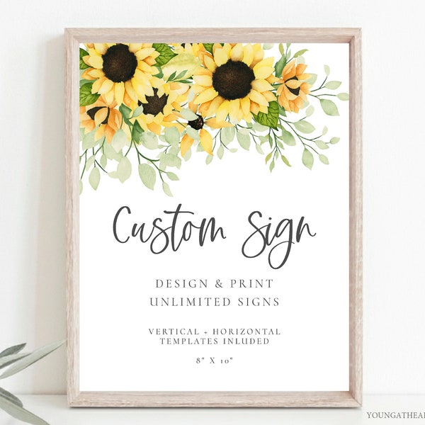 Sunflower Signs - Etsy