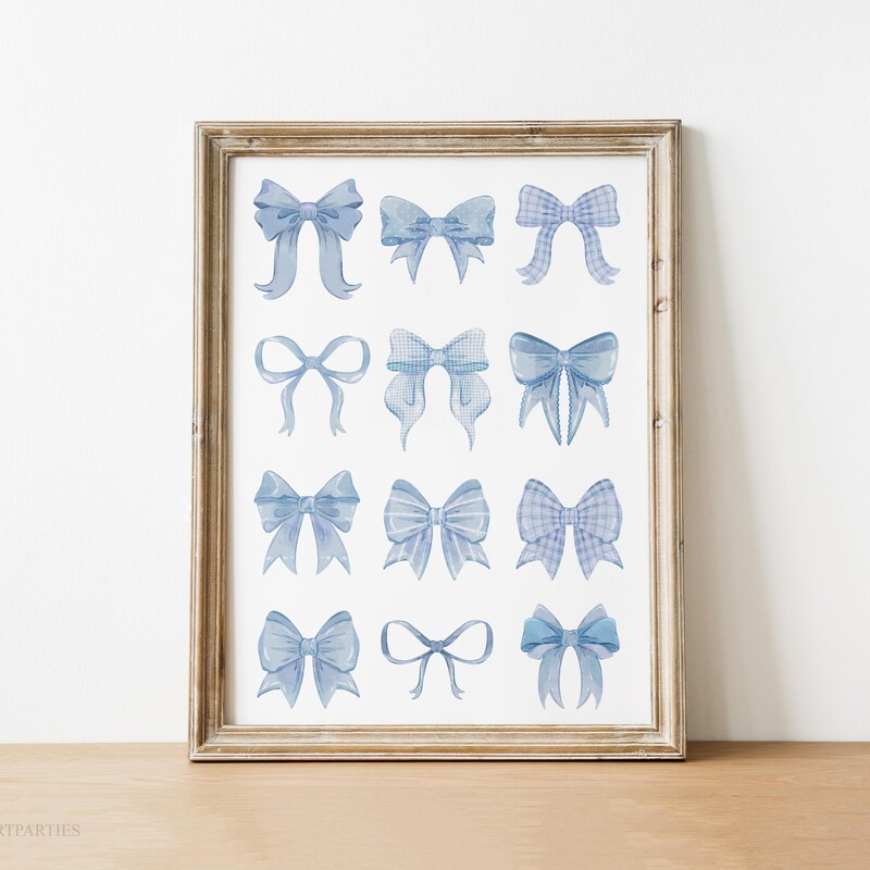 Bow Wall Art - Etsy