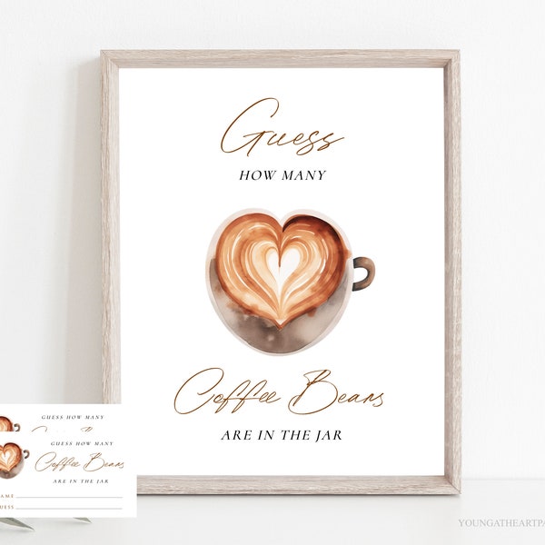 Coffee Beans Bridal Shower - Etsy