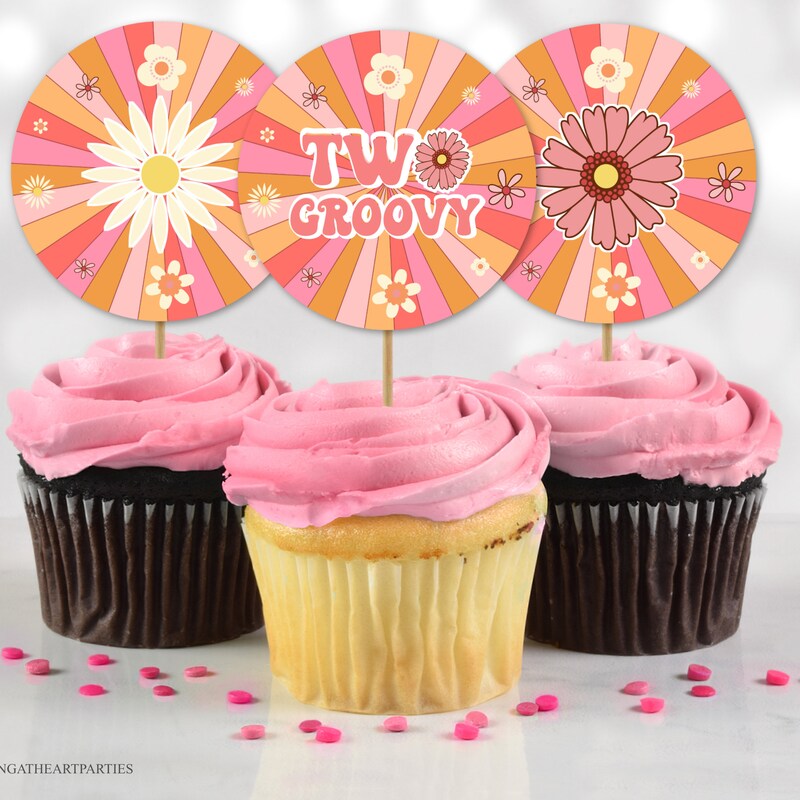 Groovy Cupcakes - Etsy