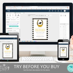 Editable Preakness Stakes Party Invitation Template, Derby Party Invite ...