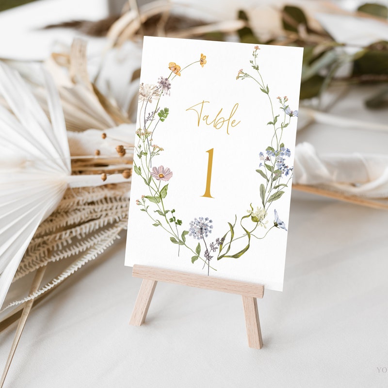 Table Numbers Printable - Etsy