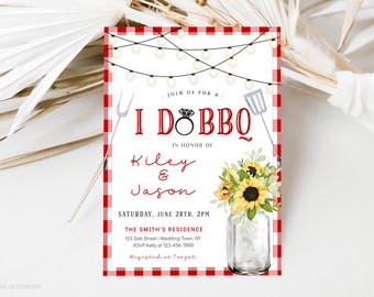I Do BBQ Invitation BBQ Couples Shower Invitation BBQ - Etsy