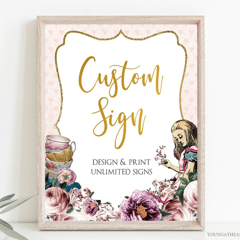 Alice in Wonderland Signs - Etsy