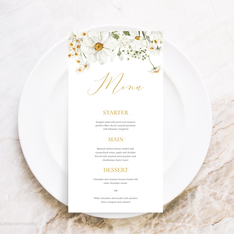 Daisy Template - Etsy