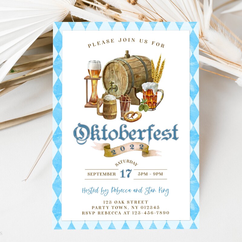 Oktoberfest Invitation - Etsy