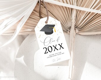 Printable Graduation Cap Class of 2022 Gift Tag, Instant Download ...