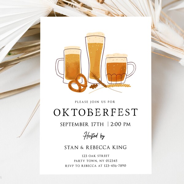 Octoberfest Invitation - Etsy