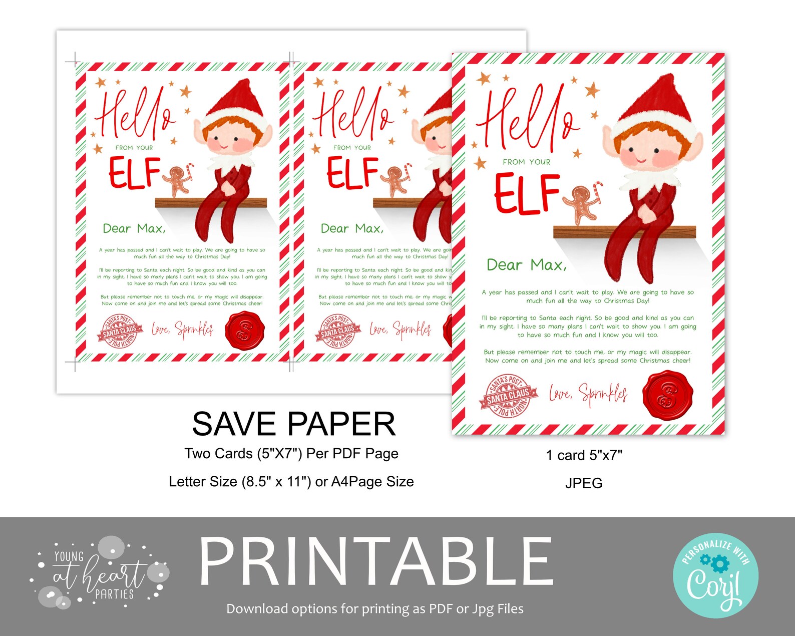 Boy Elf Welcome Hello Letter First Time Elf Arrival Letter - Etsy