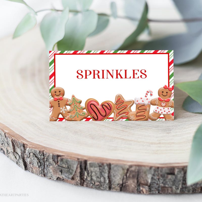 Place Card Cookies - Etsy