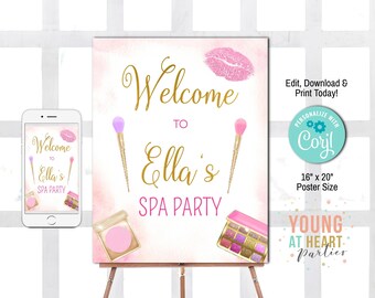 Spa Welcome Sign | Etsy