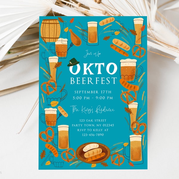Oktoberfest Invitation - Etsy