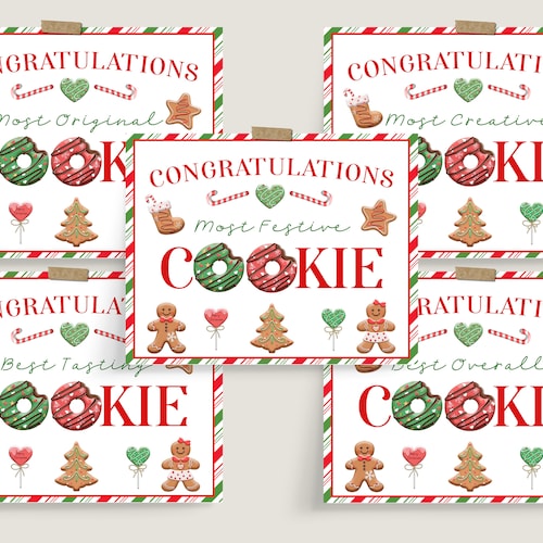 Editable Cookie Award Certificates Voting Awards Cookie Voting - Etsy
