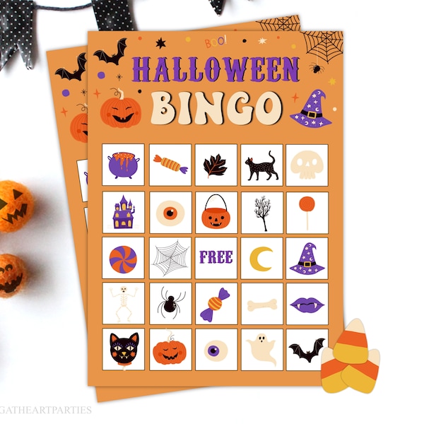 Instant Download Halloween Bingo - Etsy