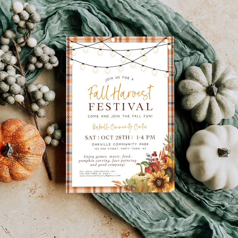Fall Invitations - Etsy
