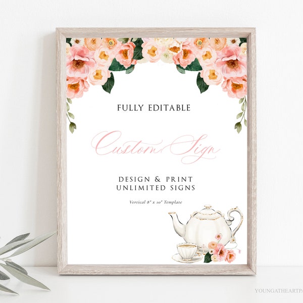 Tea Sign - Etsy