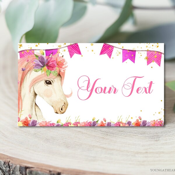 Pony Food Labels - Etsy
