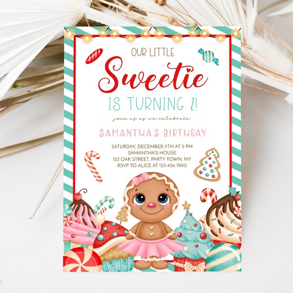 Gingerbread 1st Birthday - Etsy