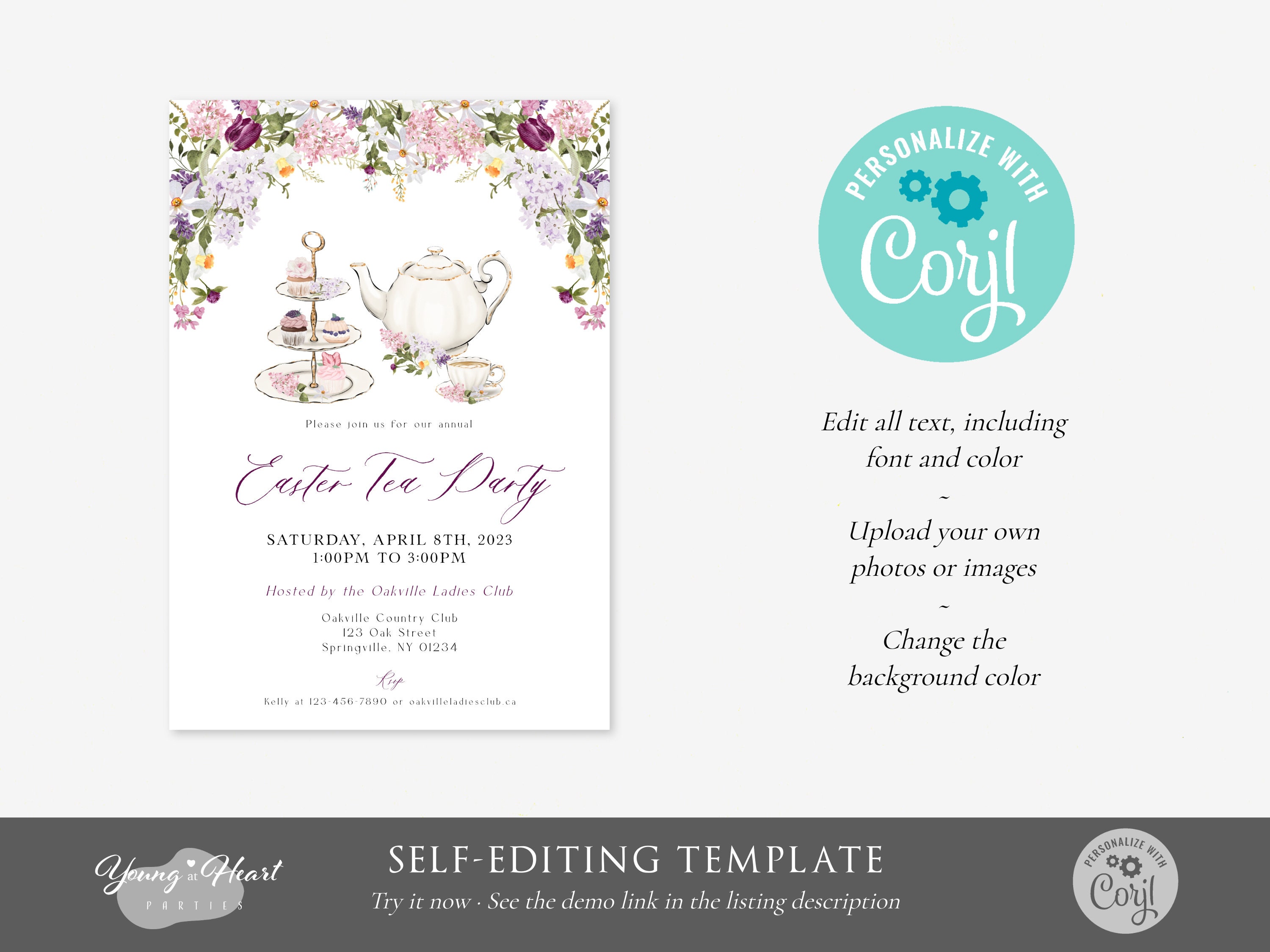 High Tea Invitation Wording