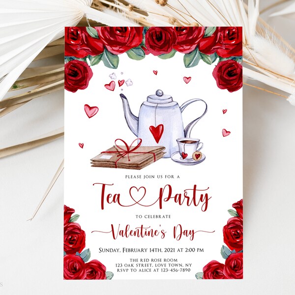 Tea Party Invitations - Etsy