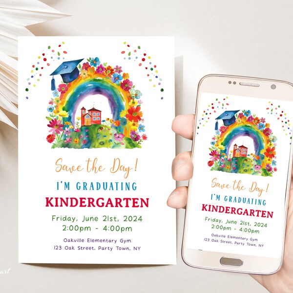 Rainbow Graduation - Etsy