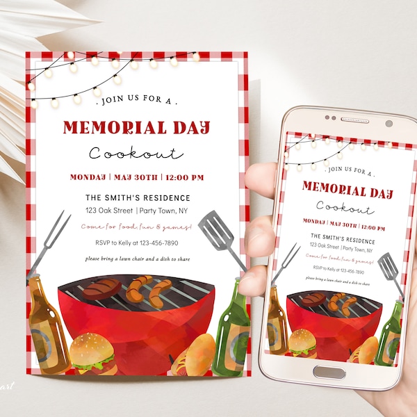 Cookout Invitation - Etsy
