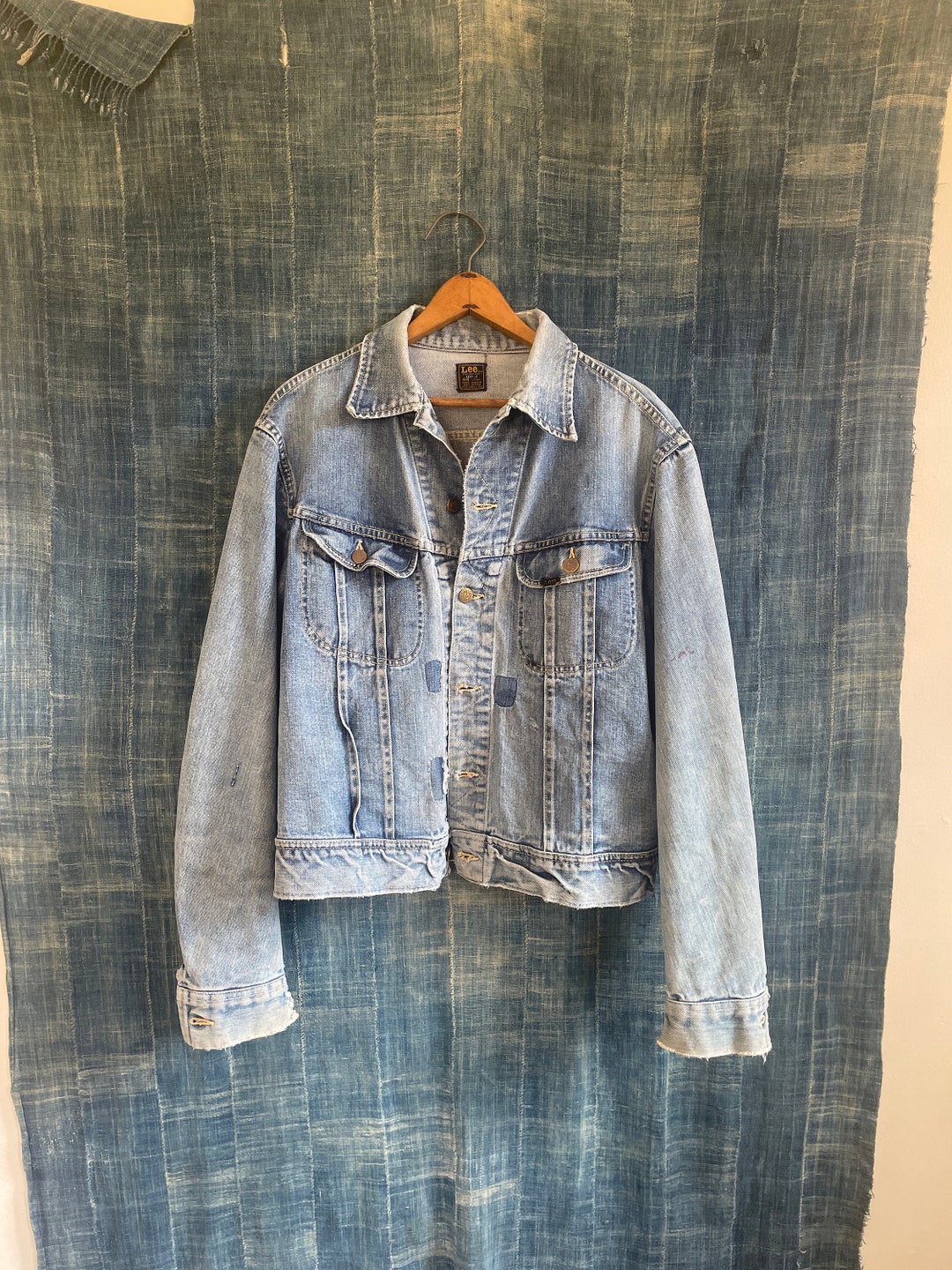 Lee Jean Jacket From 1960s 101s 44 Long - Etsy