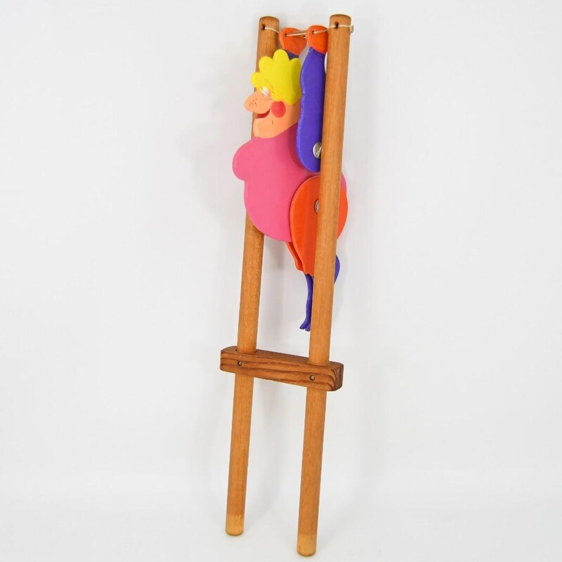 Wooden Acrobat Toy - Etsy