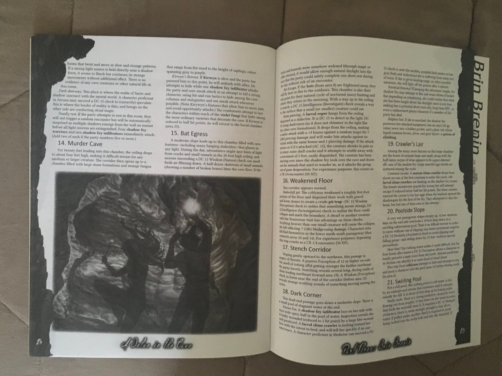 A Delve in the Cave D&D 5E Adventure Module 1st-level Characters ...