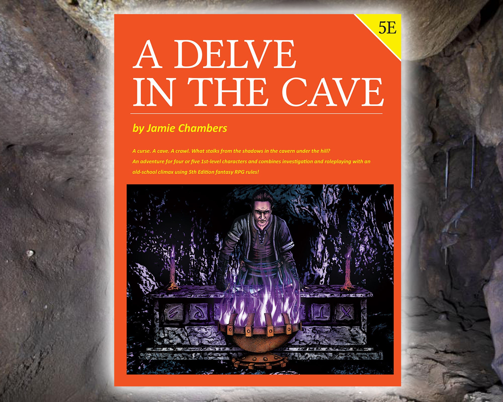 A Delve in the Cave D&D 5E Adventure Module 1st-level Characters ...