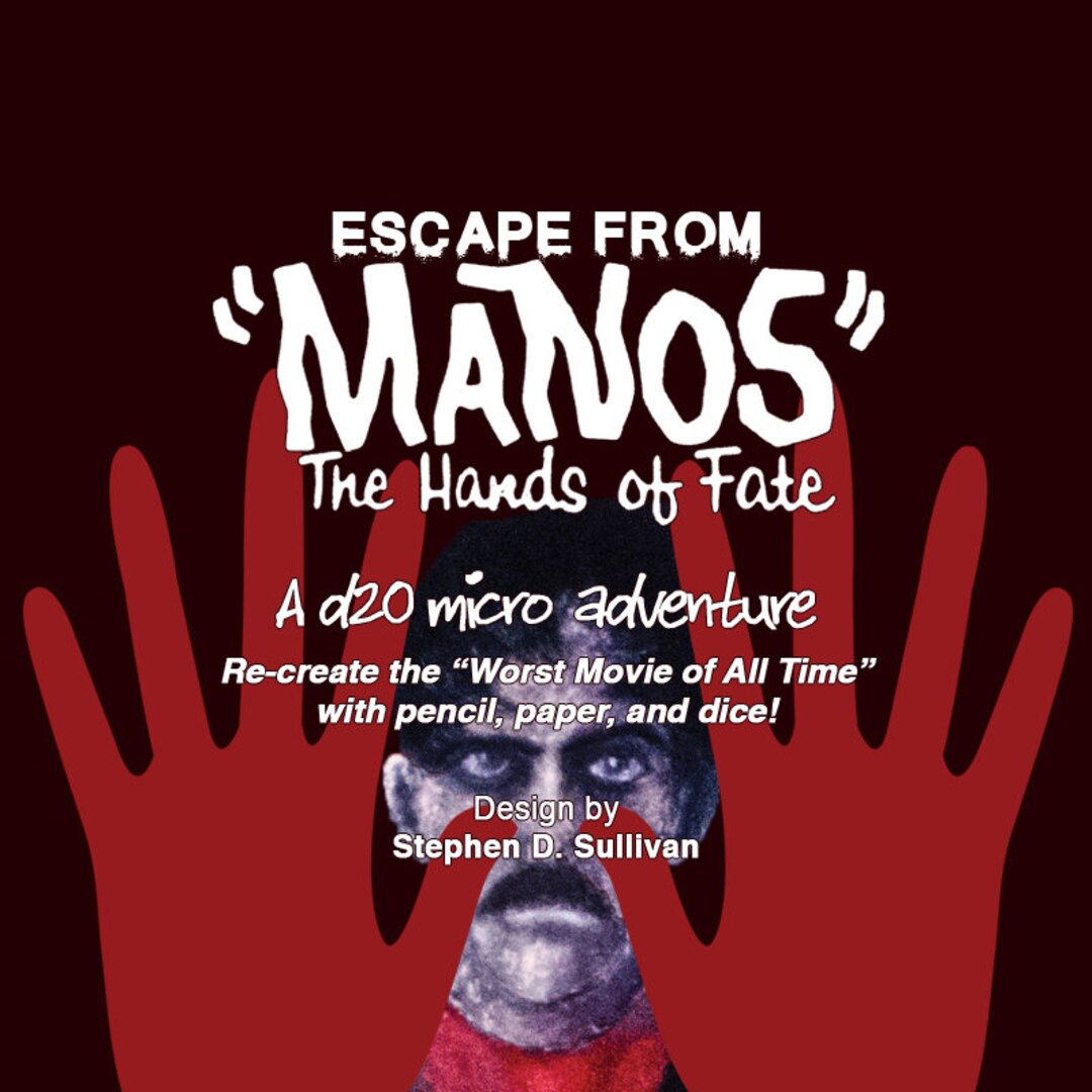 Manos: the Hands of Fate D20 Microgame - MST3K Cult Classic - Etsy