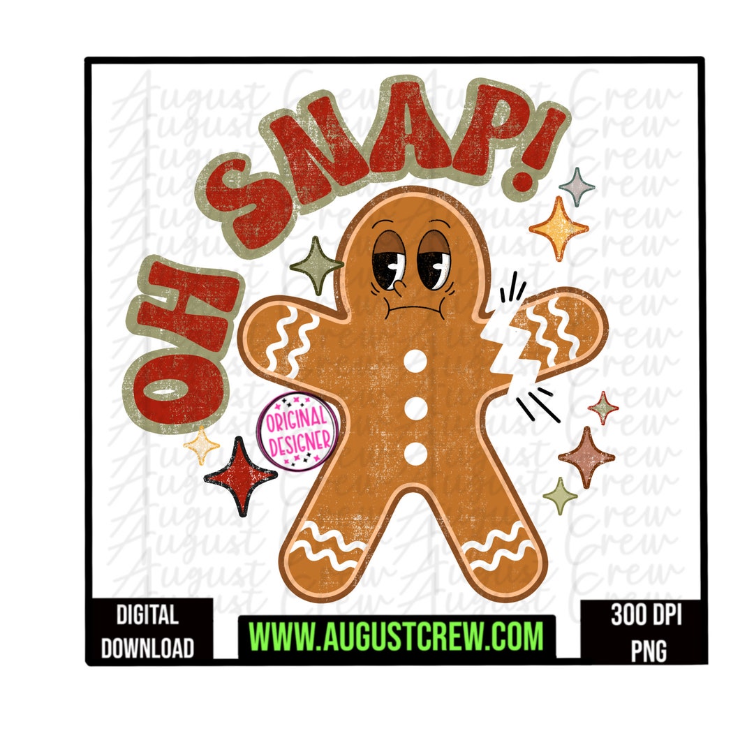 Oh SNAP!| Christmas| Retro| Boho| Digital - Etsy